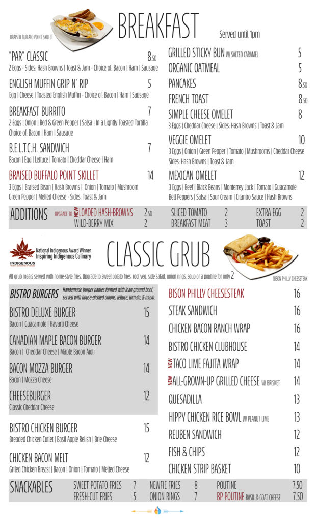 Buffalo Point Resort Hospitality Services - Dining, Playing & Relaxing