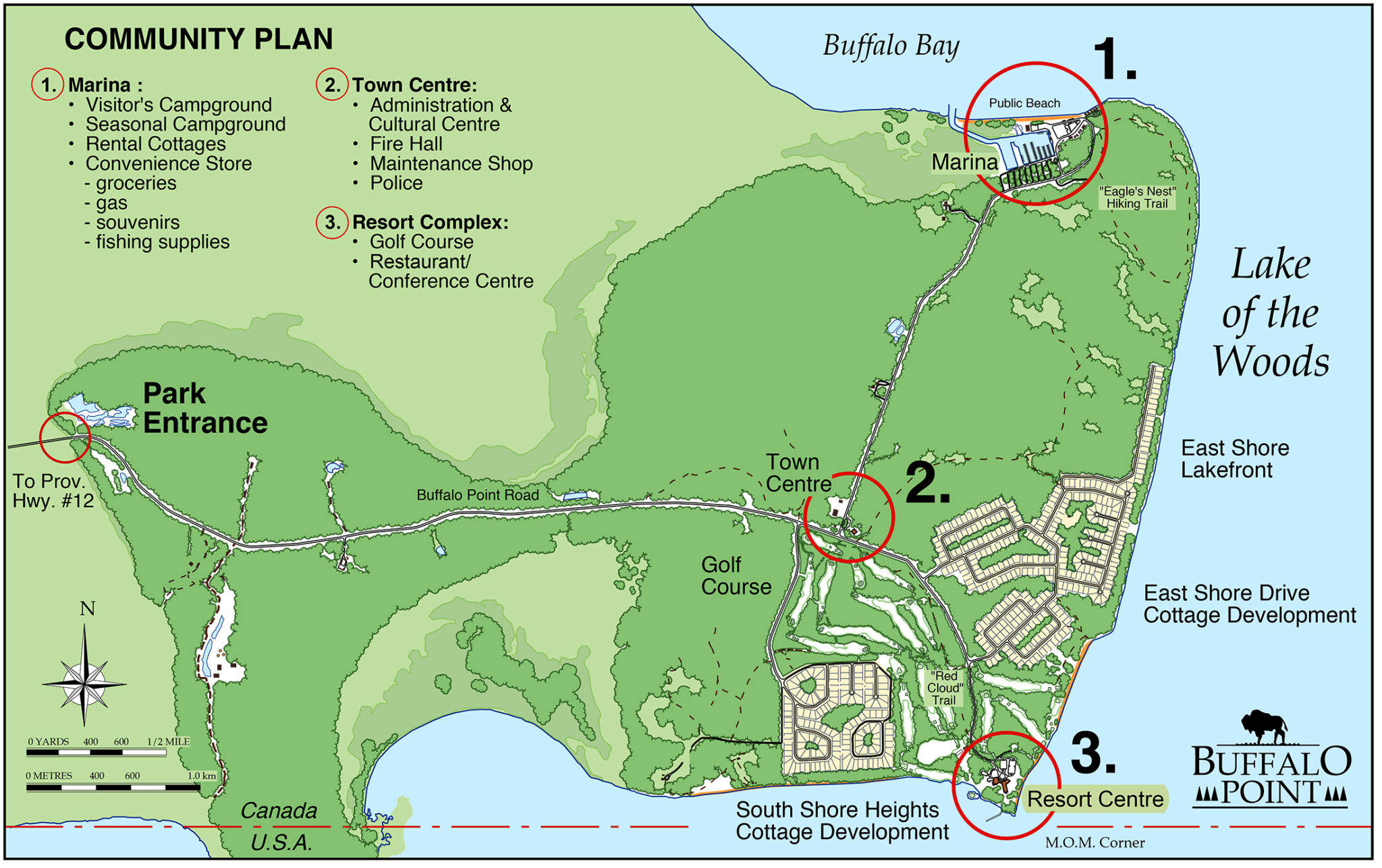 Maps – Buffalo Point Resort: Lake of the Woods Resorts, Cottages, Golf ...