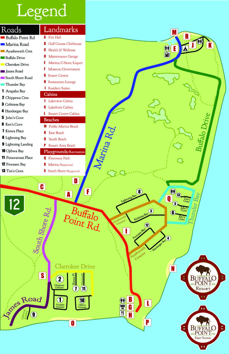 Maps – Buffalo Point Resort: Lake of the Woods Resorts, Cottages, Golf ...